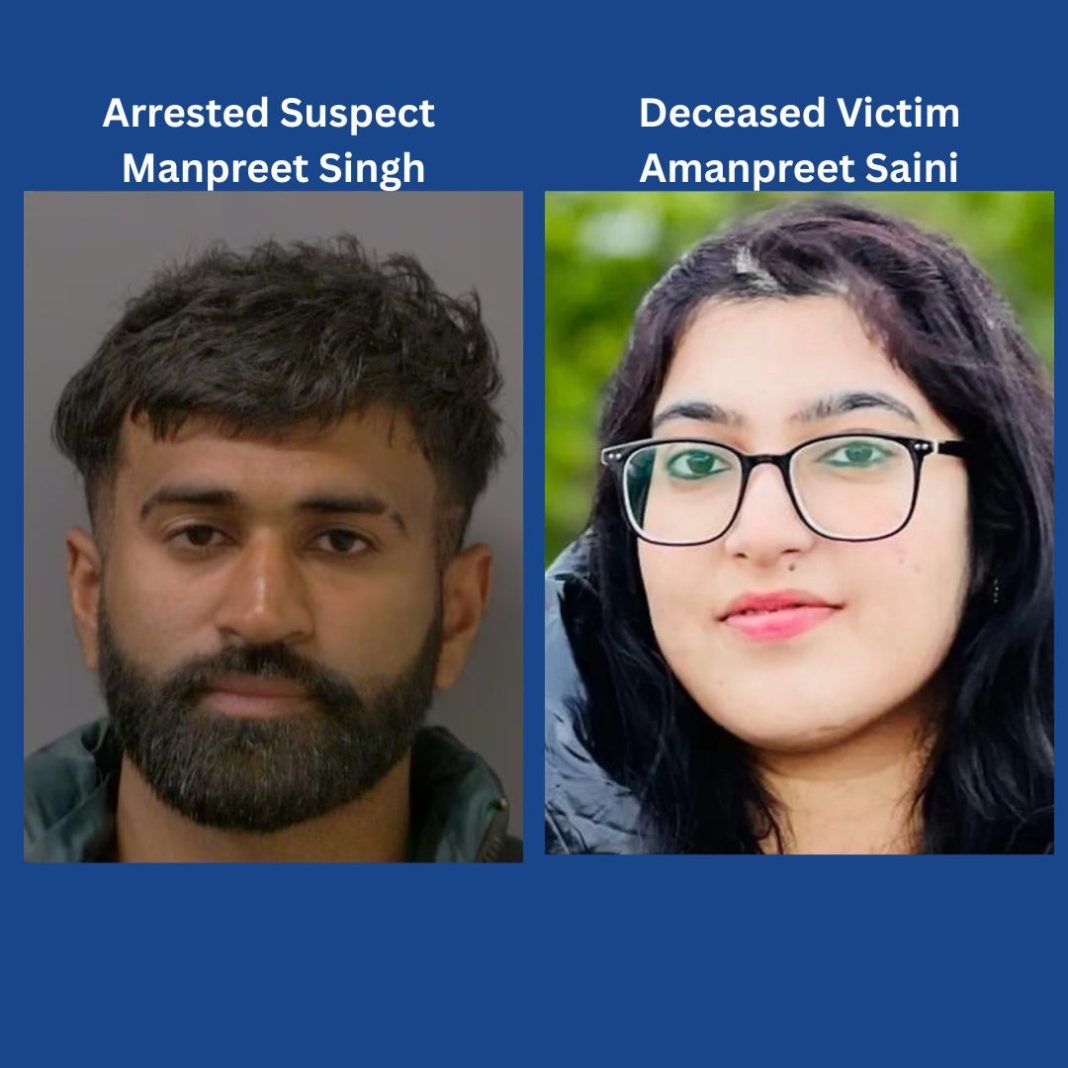 Manpreet Singh Arrested in Punjab for Murder of Amanpreet Kaur Saini in ...